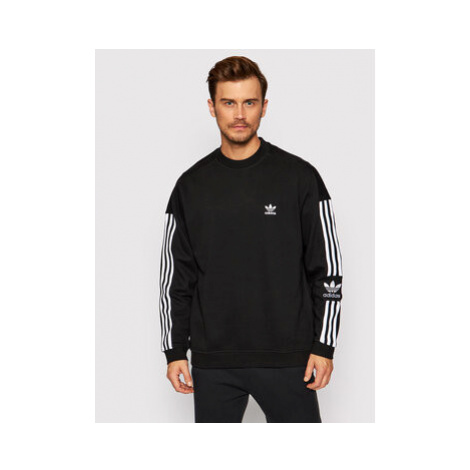 Adidas Mikina adicolor Classics Lock-Up Trefoil H41315 Čierna Loose Fit ...