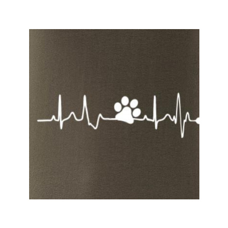 Ekg psia labka - Dámske maskáčové tričko | Modio.sk