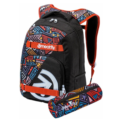 Meatfly Batoh EXILE BACKPACK Dancing Earth,Black | Modio.sk