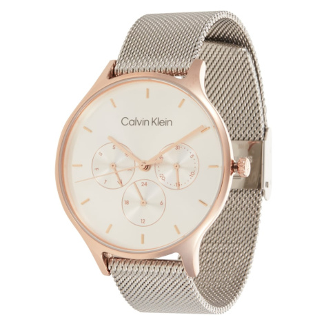Calvin Klein Analógové hodinky 'Timeless' strieborná / ružové zlato ...