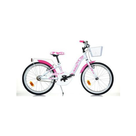 Dino bikes Dievčenský bicykel 204R biely 20" 2022 | Modio.sk