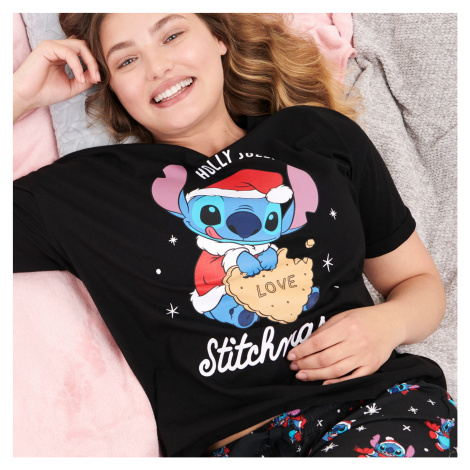 Sinsay - Vianočné pyžamo Lilo & Stitch - Čierna | Modio.sk