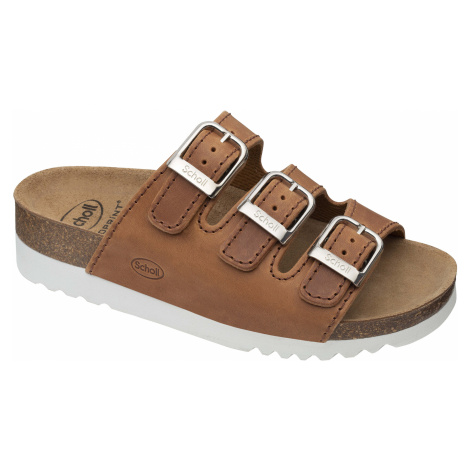 Scholl Zdravotná obuv - RIO WEDGE AD OilLea-W - Cognac 42 | Modio.sk