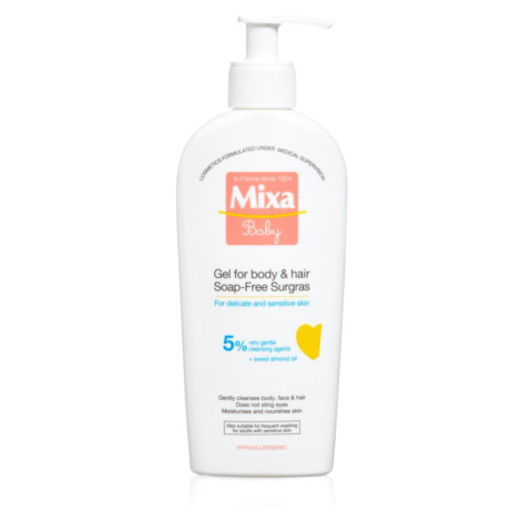 MIXA Baby sprchový gél a šampón 2 v 1 pre deti | Modio.sk