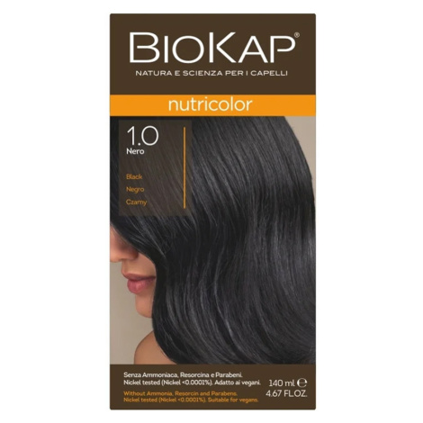 BIOKAP Nutricolor Farba na vlasy Čierna 1.0 - BIOKAP | Modio.sk