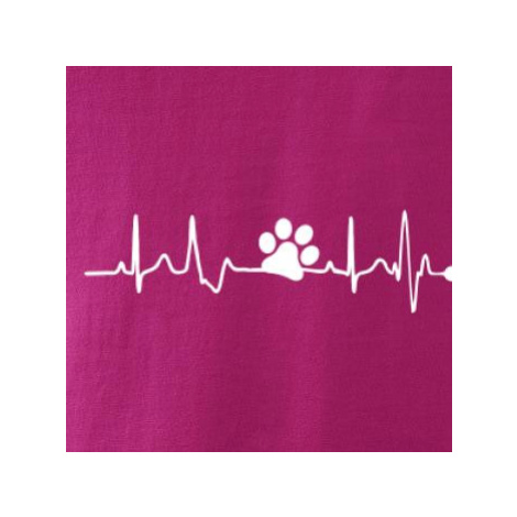 Ekg psia labka - Dámske Fantasy športové (dresovina) | Modio.sk