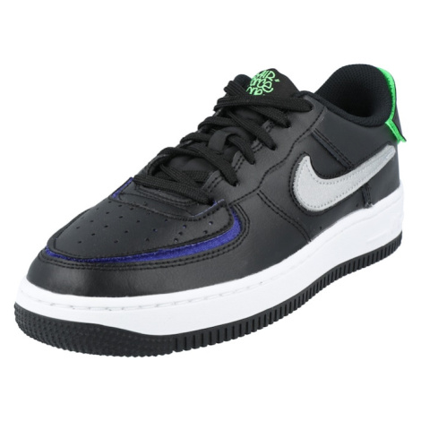 Nike Sportswear Tenisky 'Air Force' tmavomodrá / sivá / neónovo zelená ...