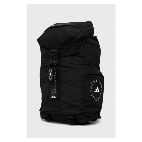 Ruksak adidas by Stella McCartney H57470 dámsky, čierna farba, veľký, s ...