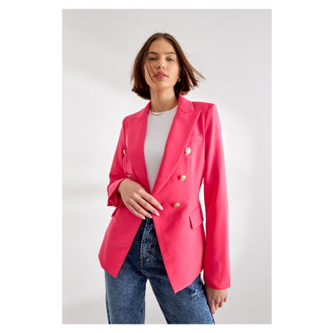 Cyklámenové sako Vanes | Modio.sk