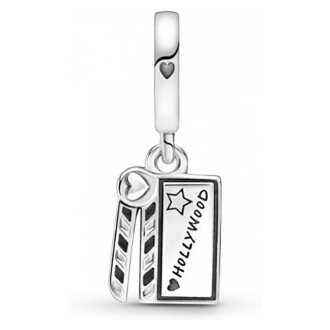 Pandora Strieborný visiaci prívesok Filmová klapka Moments 799423C01 ...