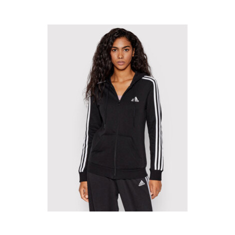 Adidas Mikina Essentials 3-Stripes GM5567 Čierna Regular Fit | Modio.sk