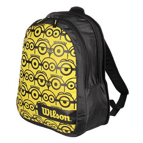 Minions JR Backpack dětský sportovní batoh černá-žlutá Wilson | Modio.sk