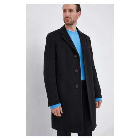 Kabát Boss pánsky, čierna farba, prechodný Hugo Boss | Modio.sk